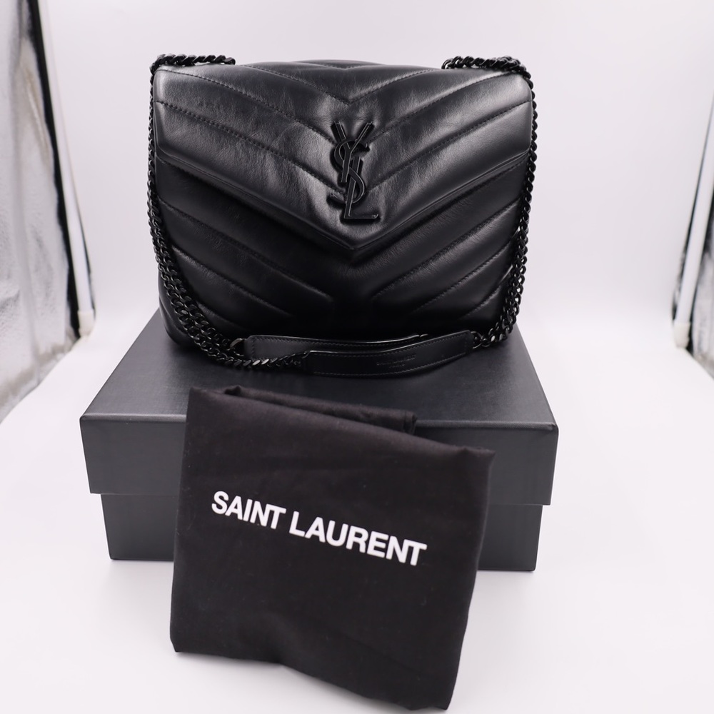 Ysl Small Loulou Leather Shoulder Bag - Gem